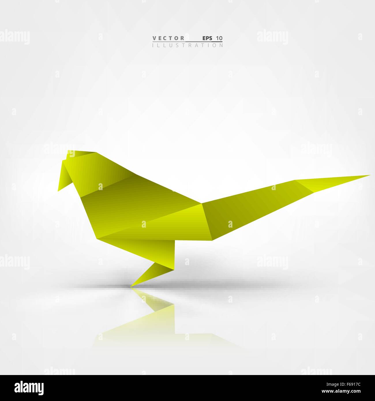 Origami paper bird on abstract background Stock Vector Image & Art - Alamy