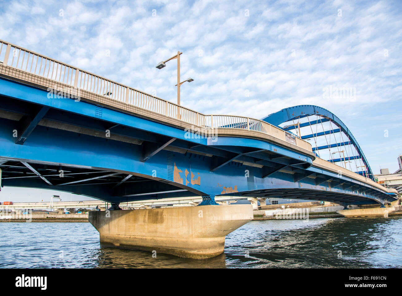 Suijin-ohashi Bridge,Sumida River,Tokyo,Japan Stock Photo - Alamy