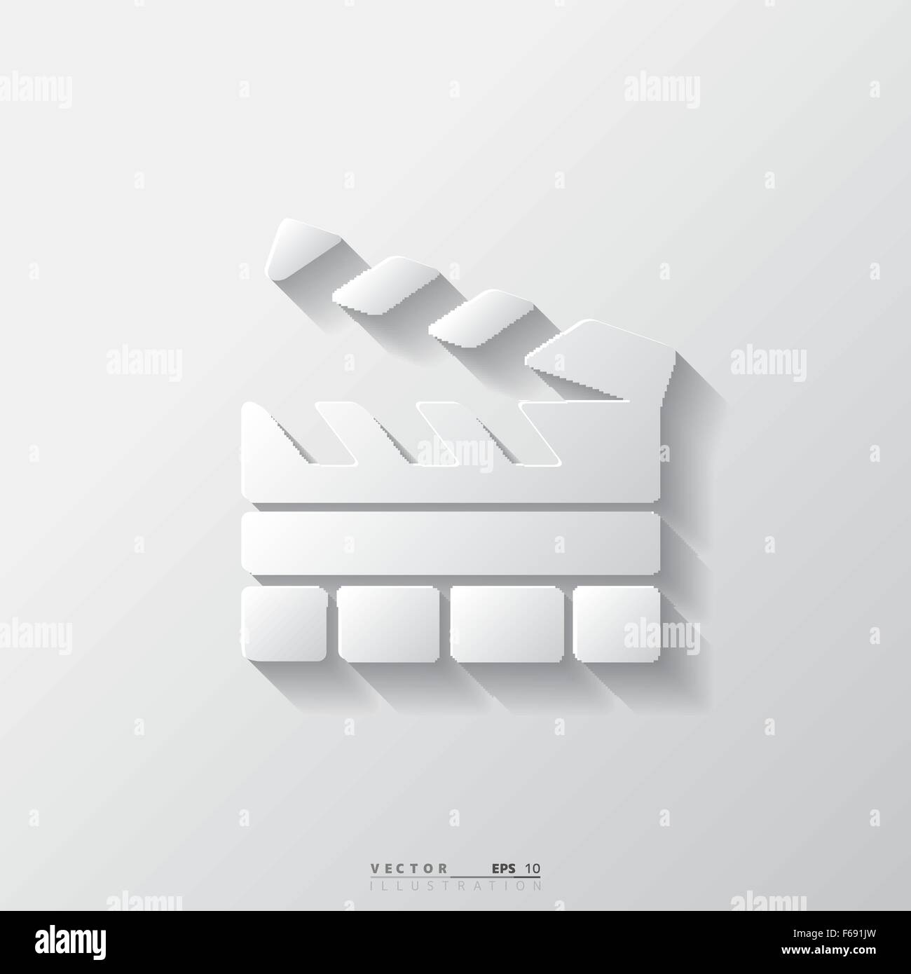 Clapperboard icon. Film , cinema, movie symbol Stock Vector Image & Art ...