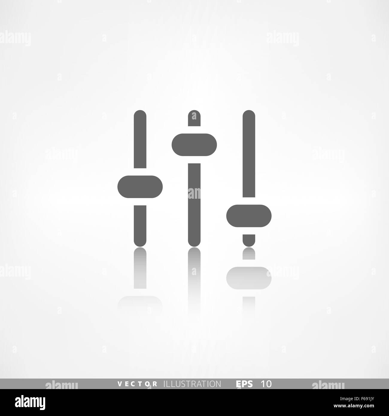 Equalizer icon. Music sound wave symbol Stock Vector Image & Art - Alamy