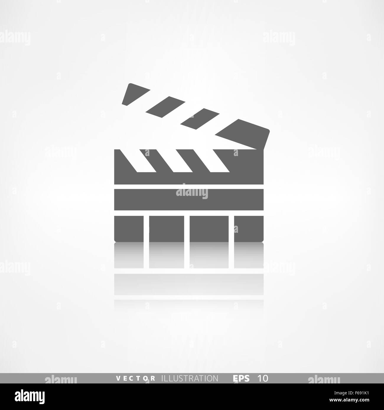 Clapperboard icon. Film , cinema, movie symbol Stock Vector Image & Art ...