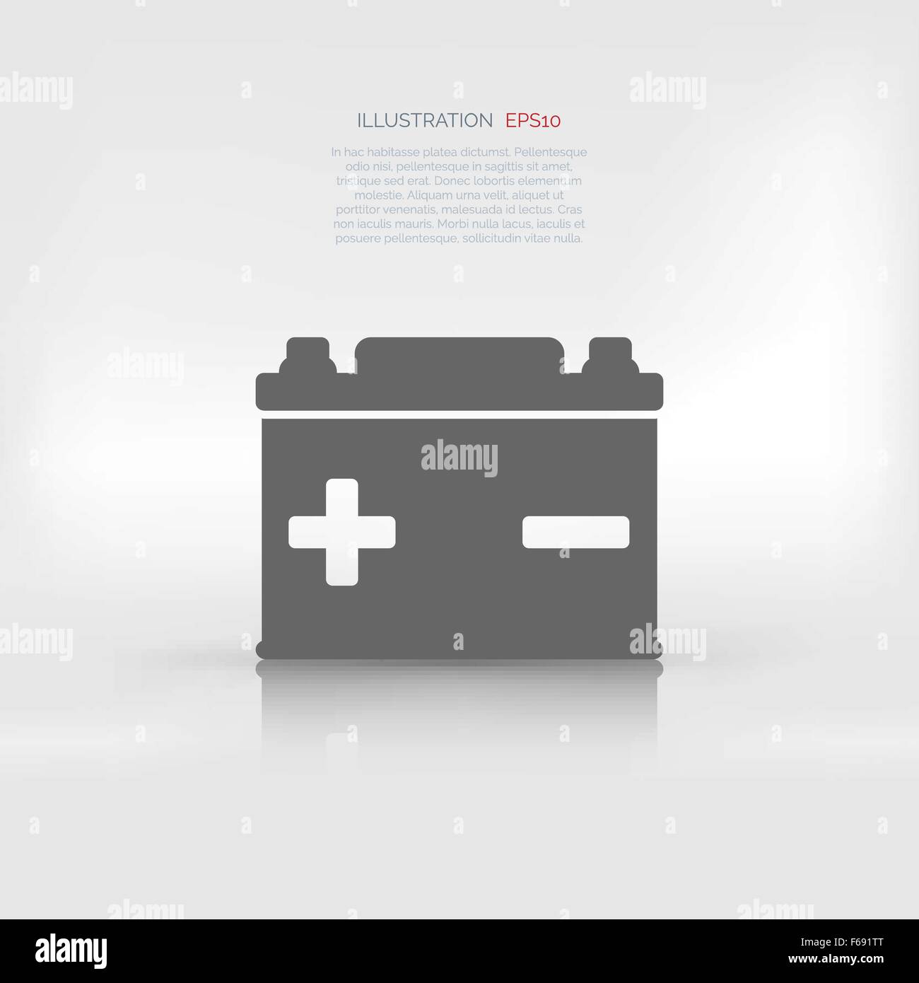 Car battery icon Stock Vector Image & Art - Alamy