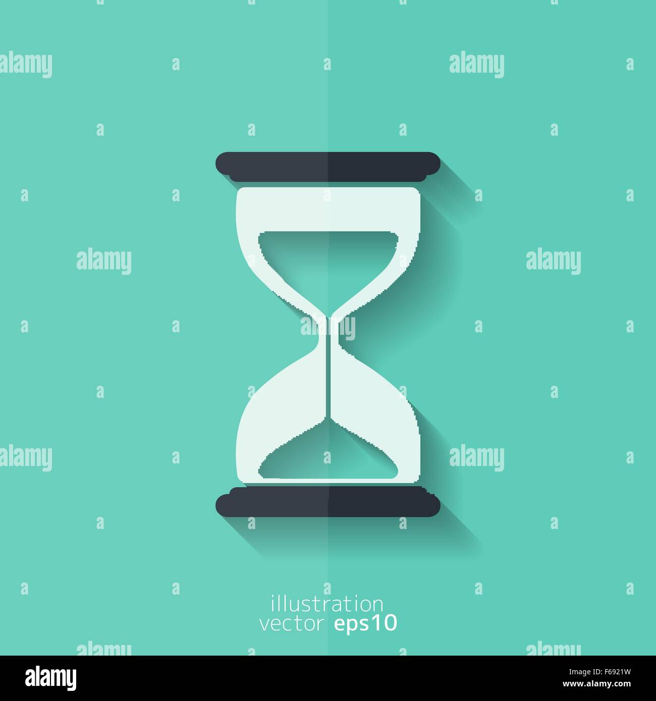 Sand clock icon. Glass timer symbol Stock Vector Image & Art - Alamy