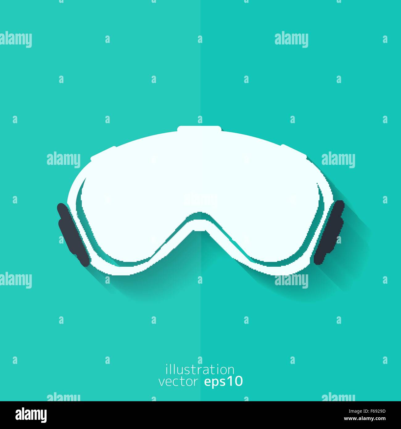 Ski goggles. Vector illustration Stock Vector Image & Art - Alamy