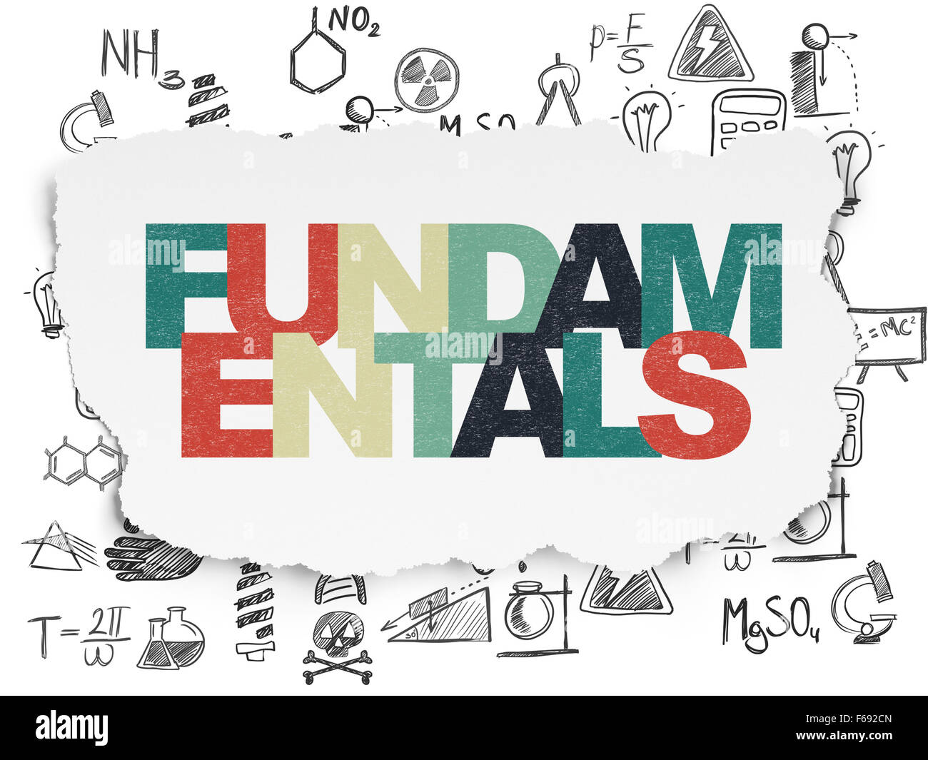 Science concept: Fundamentals on Torn Paper background Stock Photo - Alamy Science concept: Fundamentals on Torn Paper background Stock Photo - Alamy