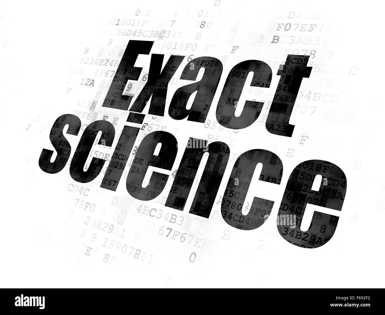 Science concept: Exact Science on Digital background Stock Photo - Alamy