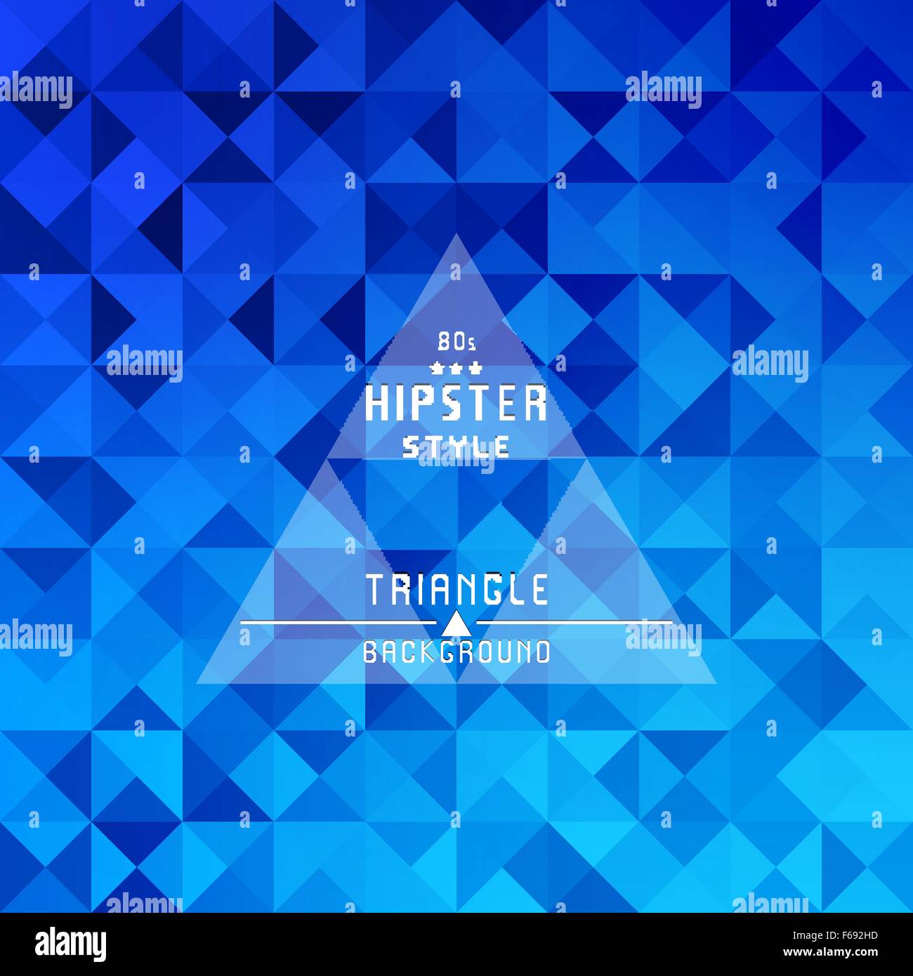 Retro triangle background Stock Vector Image & Art - Alamy