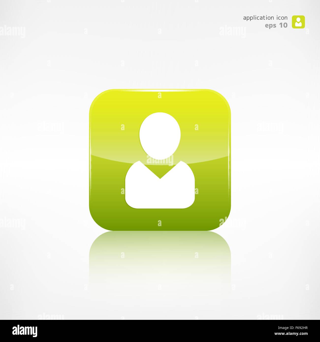 Person icon. Application button Stock Vector Image & Art - Alamy