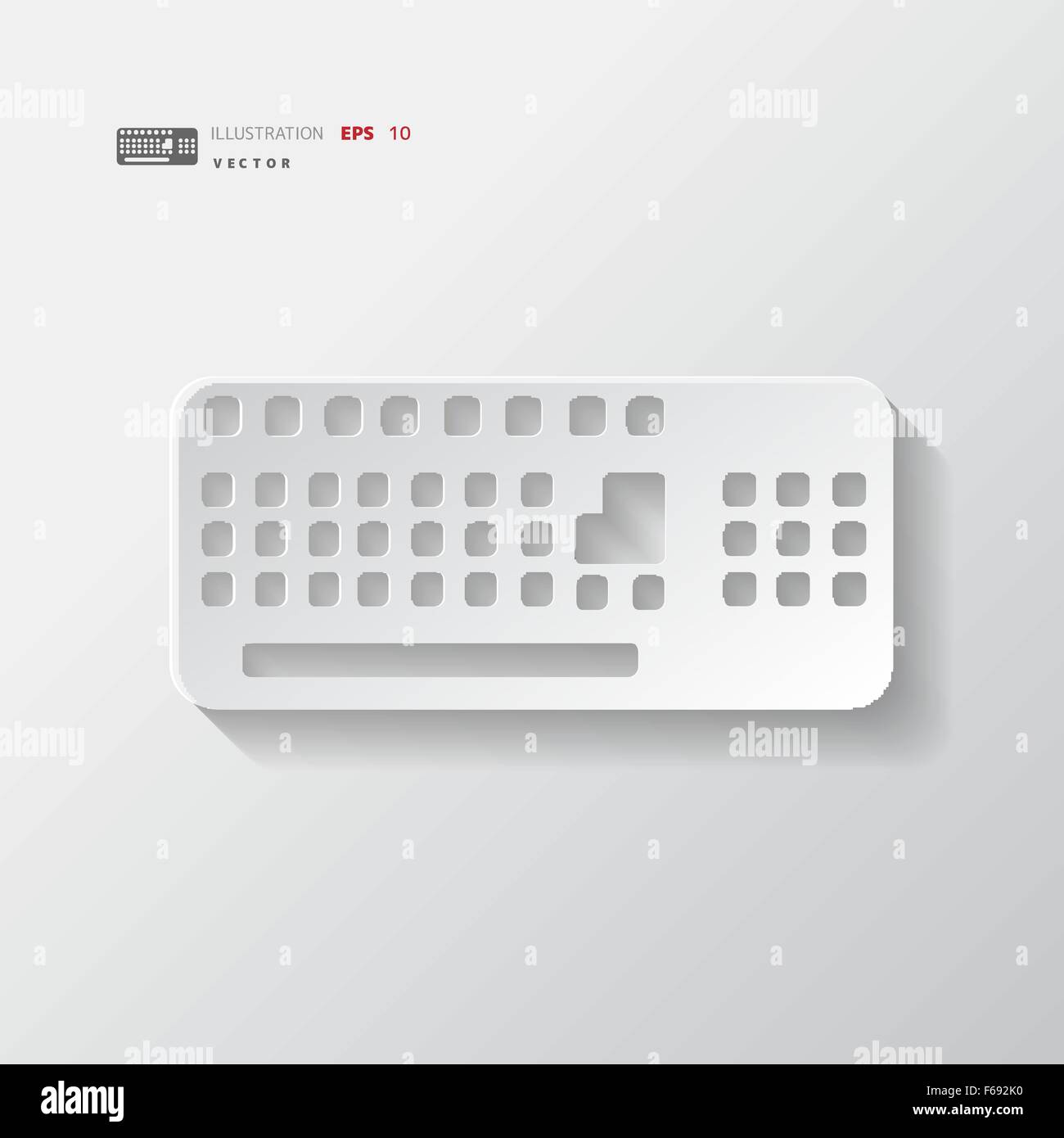 Laptop keyboards Stock Vector Images - Alamy