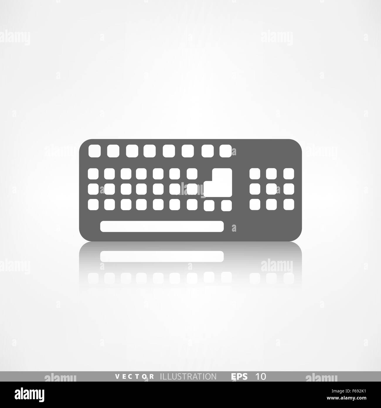 Desktop computer keyboards Stock Vector Images - Alamy