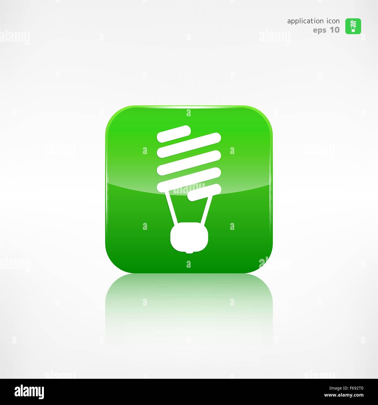 Energy saving light bulb Stock Vector Image & Art - Alamy