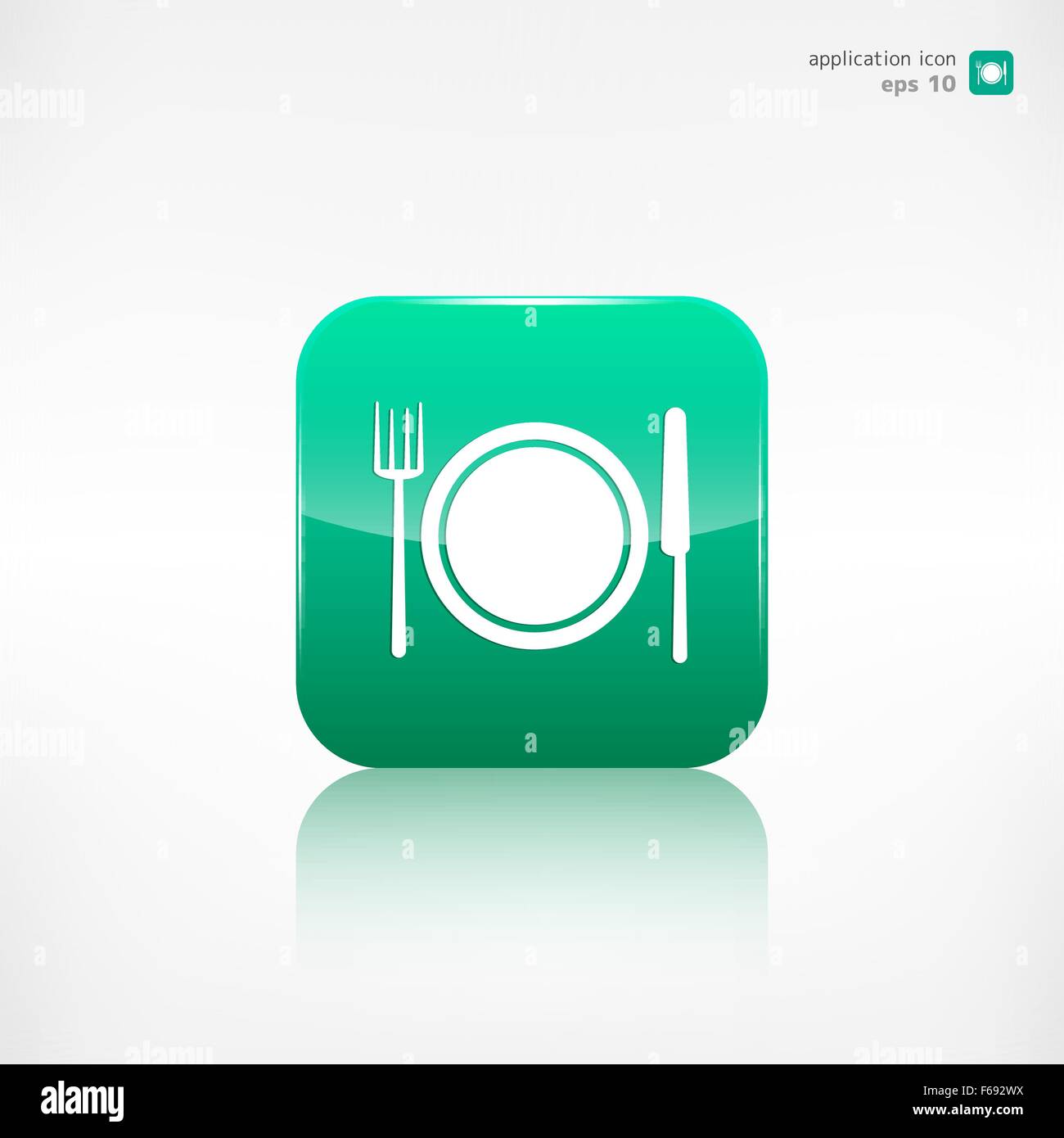 Dining application Stock Vector Images - Alamy