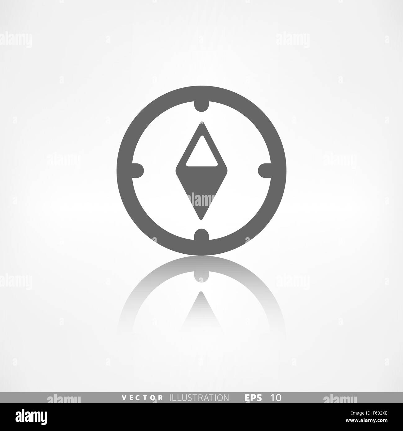 Compass web icon Stock Vector Image & Art - Alamy