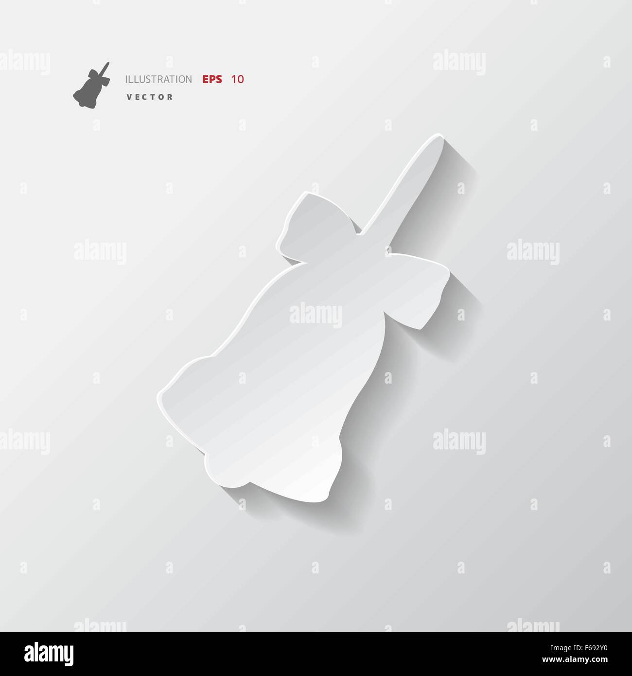 Gold ringing christmas bells Stock Vector Images - Alamy