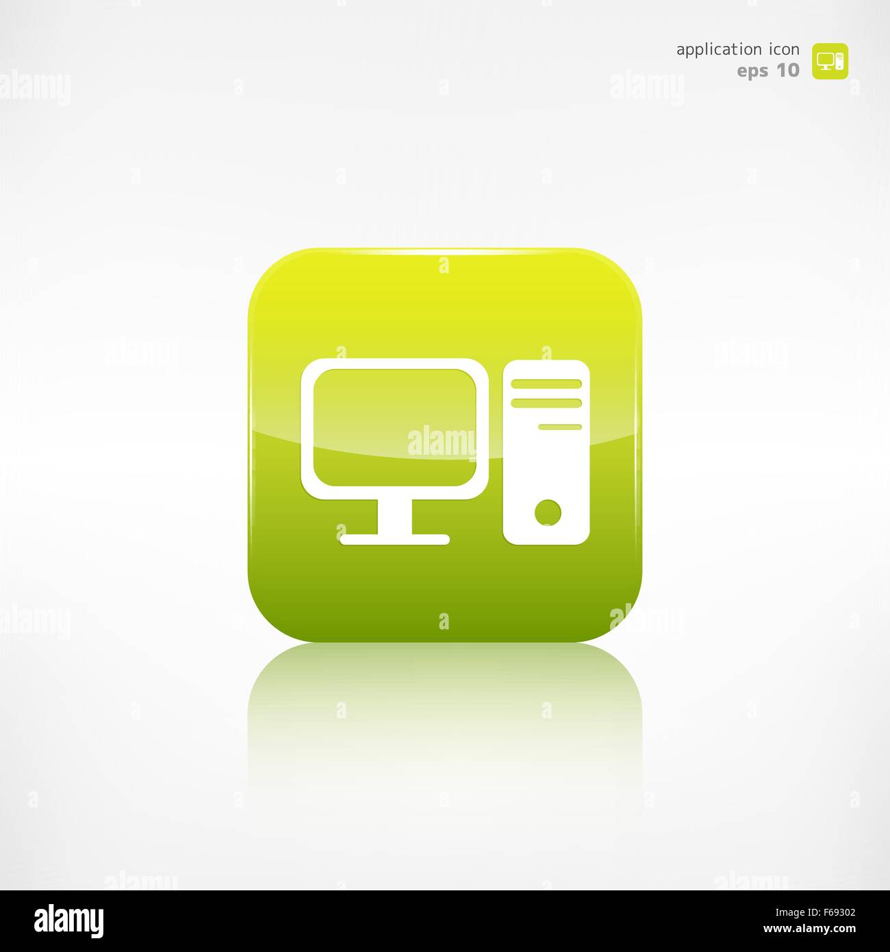 Computer web icon Stock Vector Image & Art - Alamy