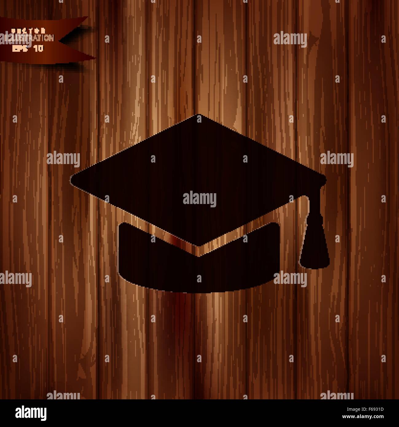 Tutor cap Stock Vector Images - Alamy