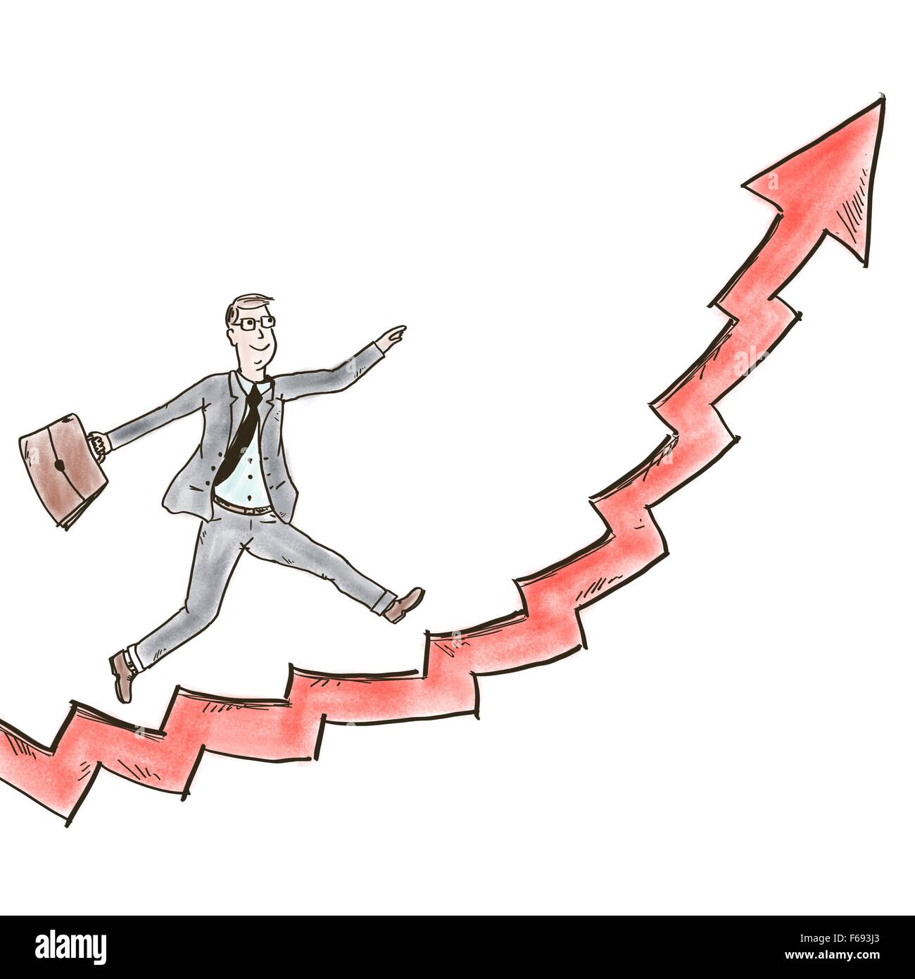 Run for success Stock Photo - Alamy