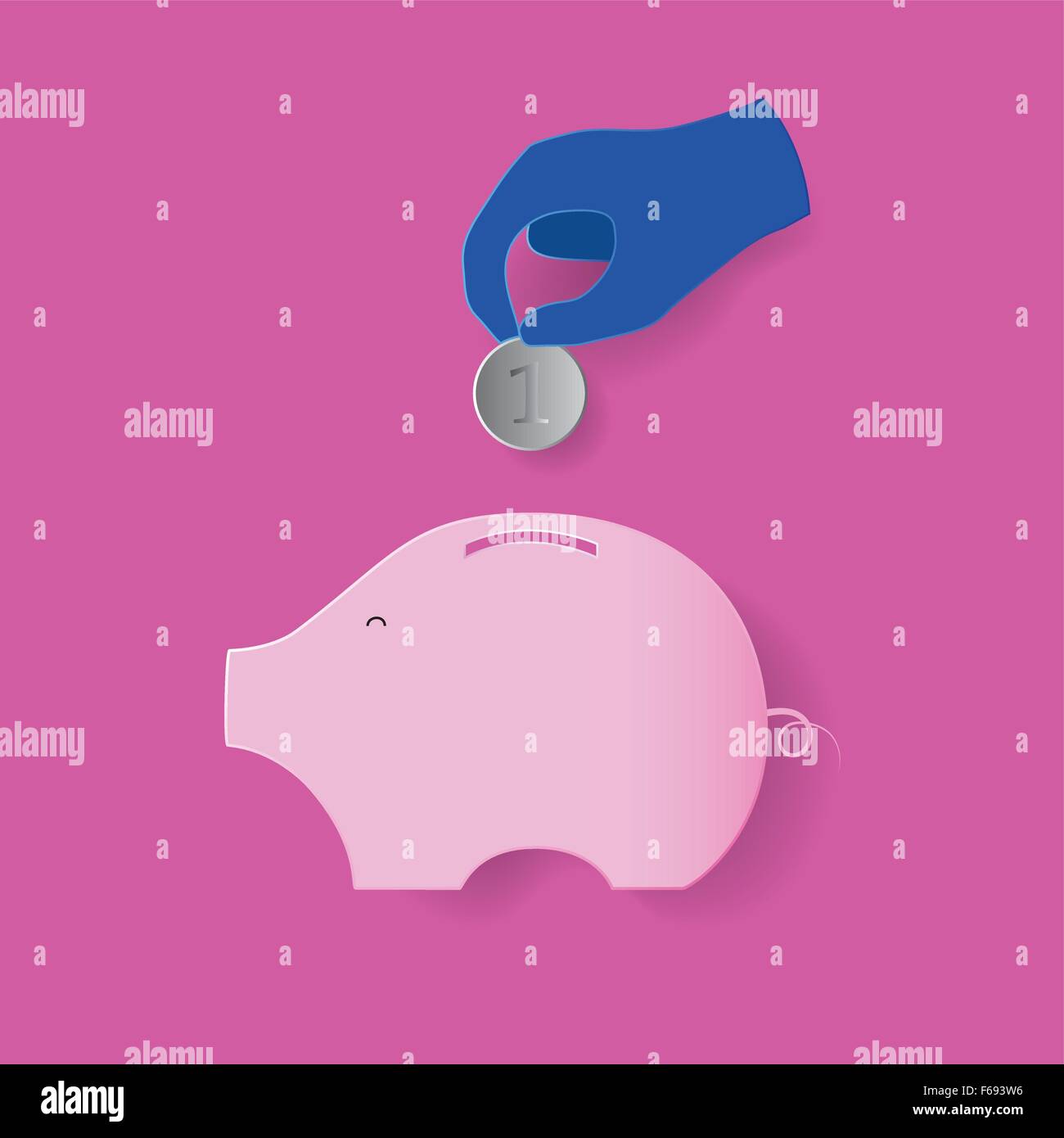 Cash saving Stock Vector Images - Alamy