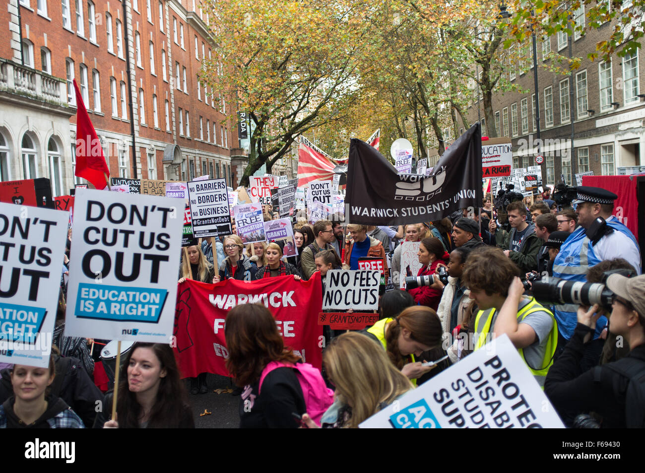 The formation of the 2015 Student Protest Stock Photo - Alamy