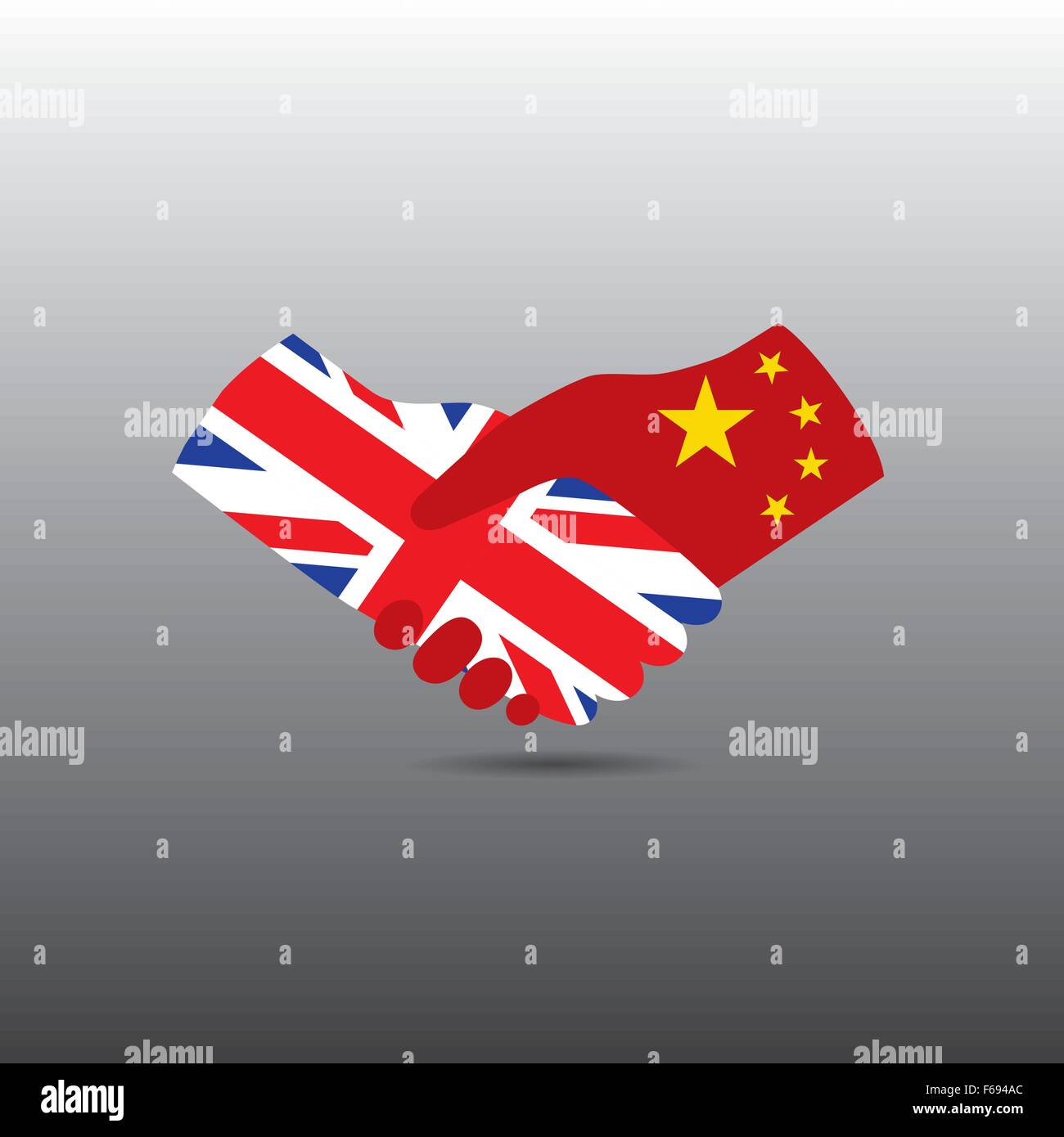 China uk friendship Stock Vector Images - Alamy