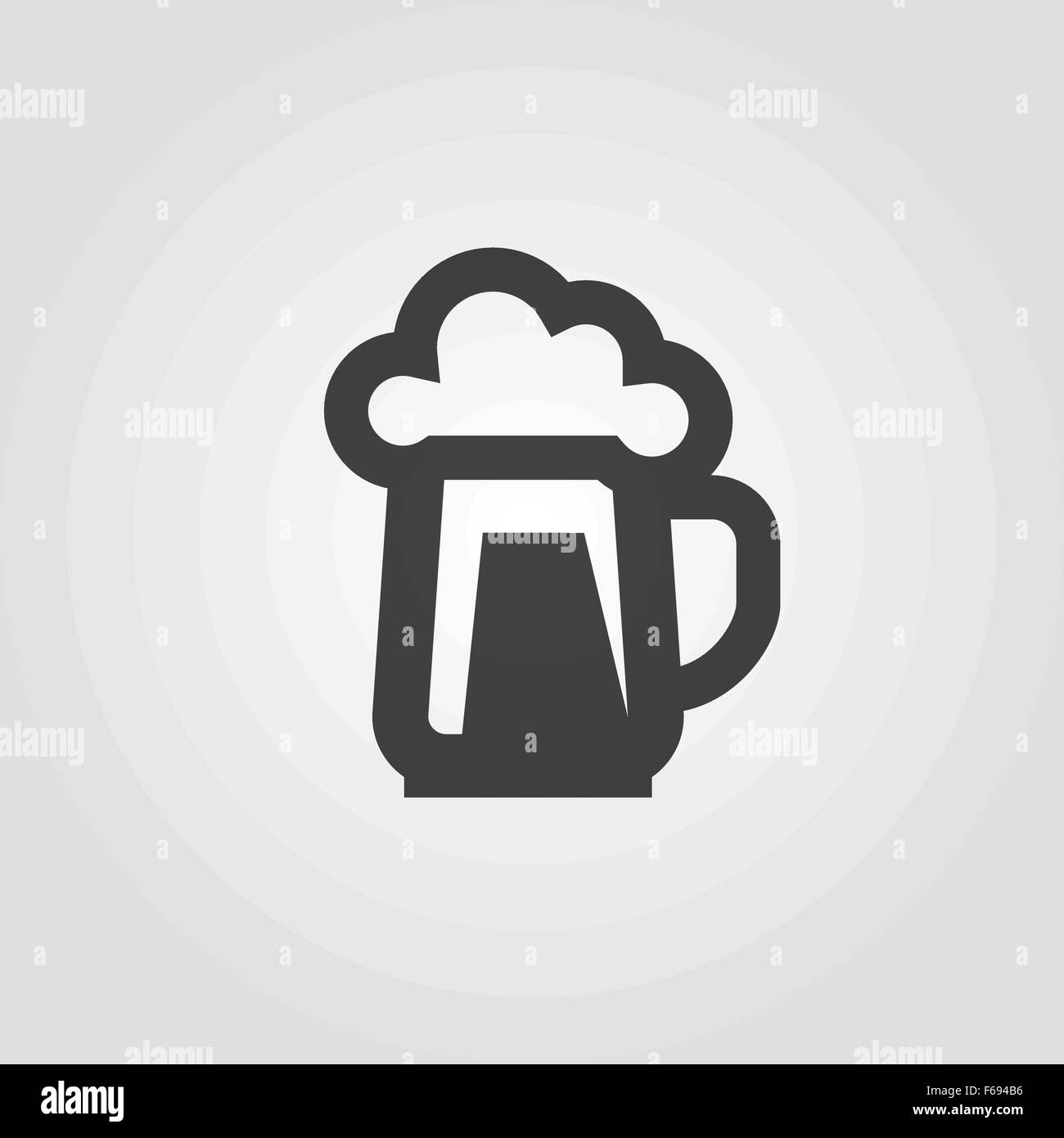 beer, ale vector logo design template. alcohol drink or pub icon Stock ...