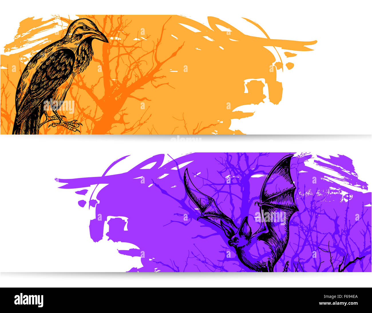 Raven banner hi-res stock photography and images - Alamy