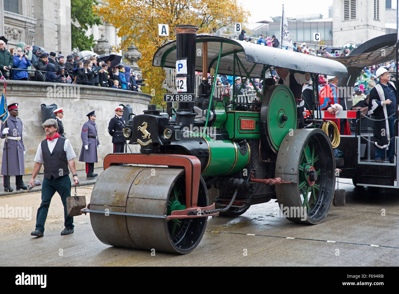 London,UK,14th November 2015,Steam traction engine at the The Lord ...