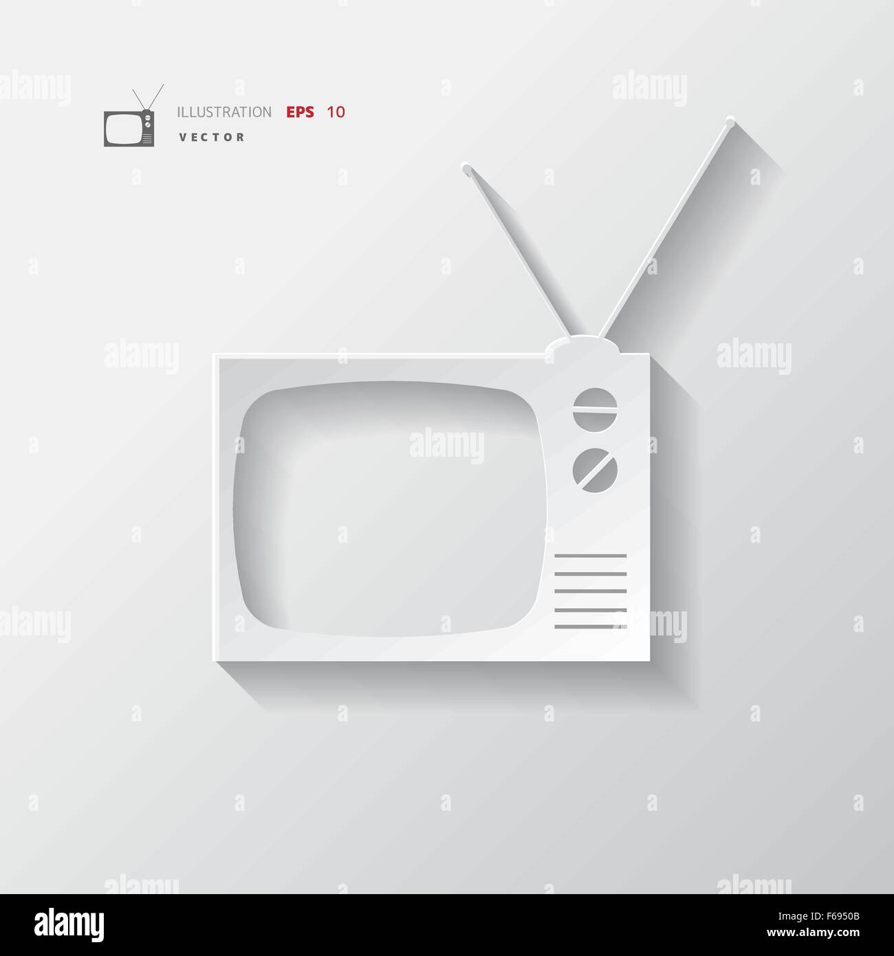 Retro tv icon Stock Vector Image & Art - Alamy