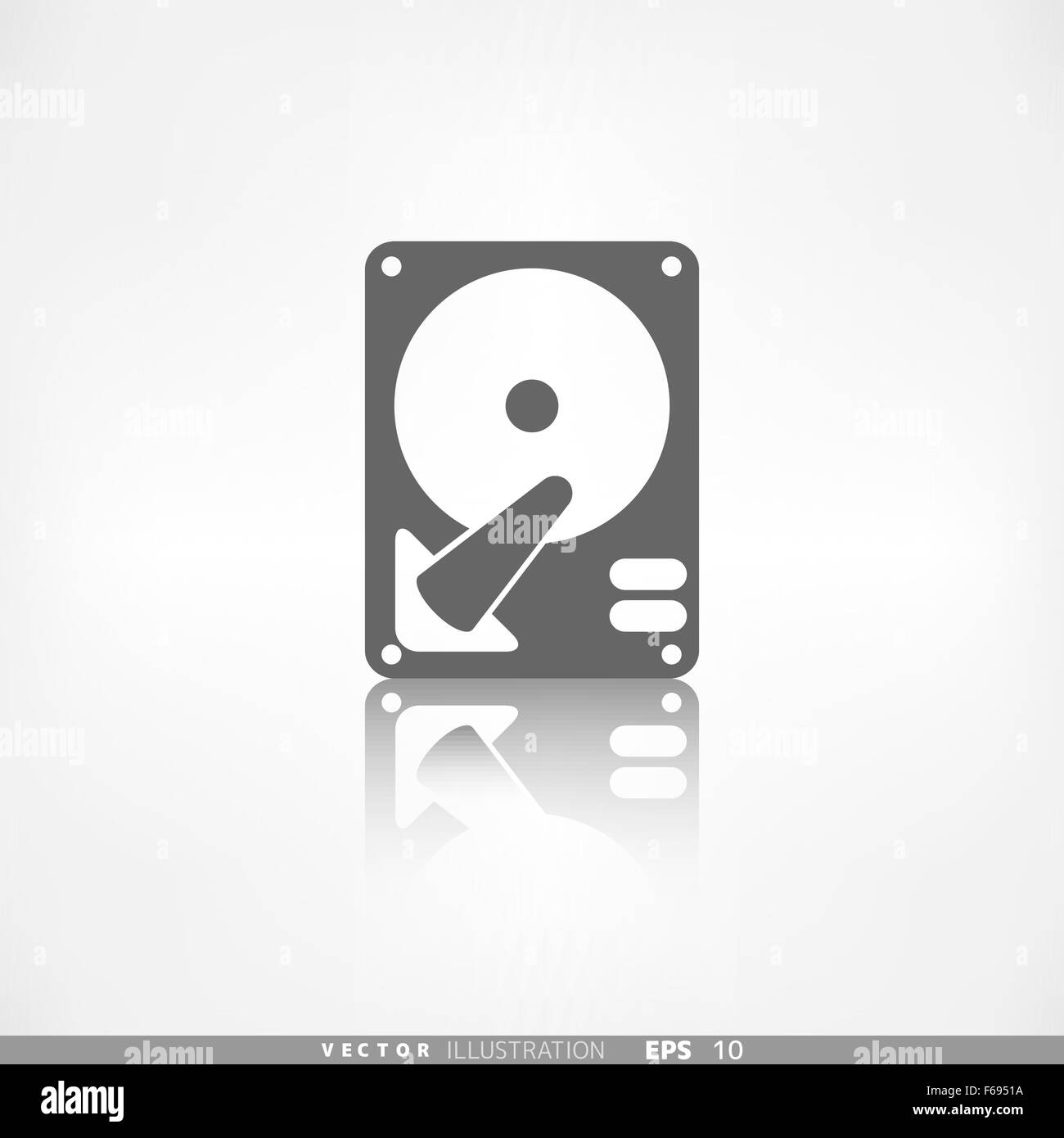 Hard disc icon Stock Vector Image & Art - Alamy