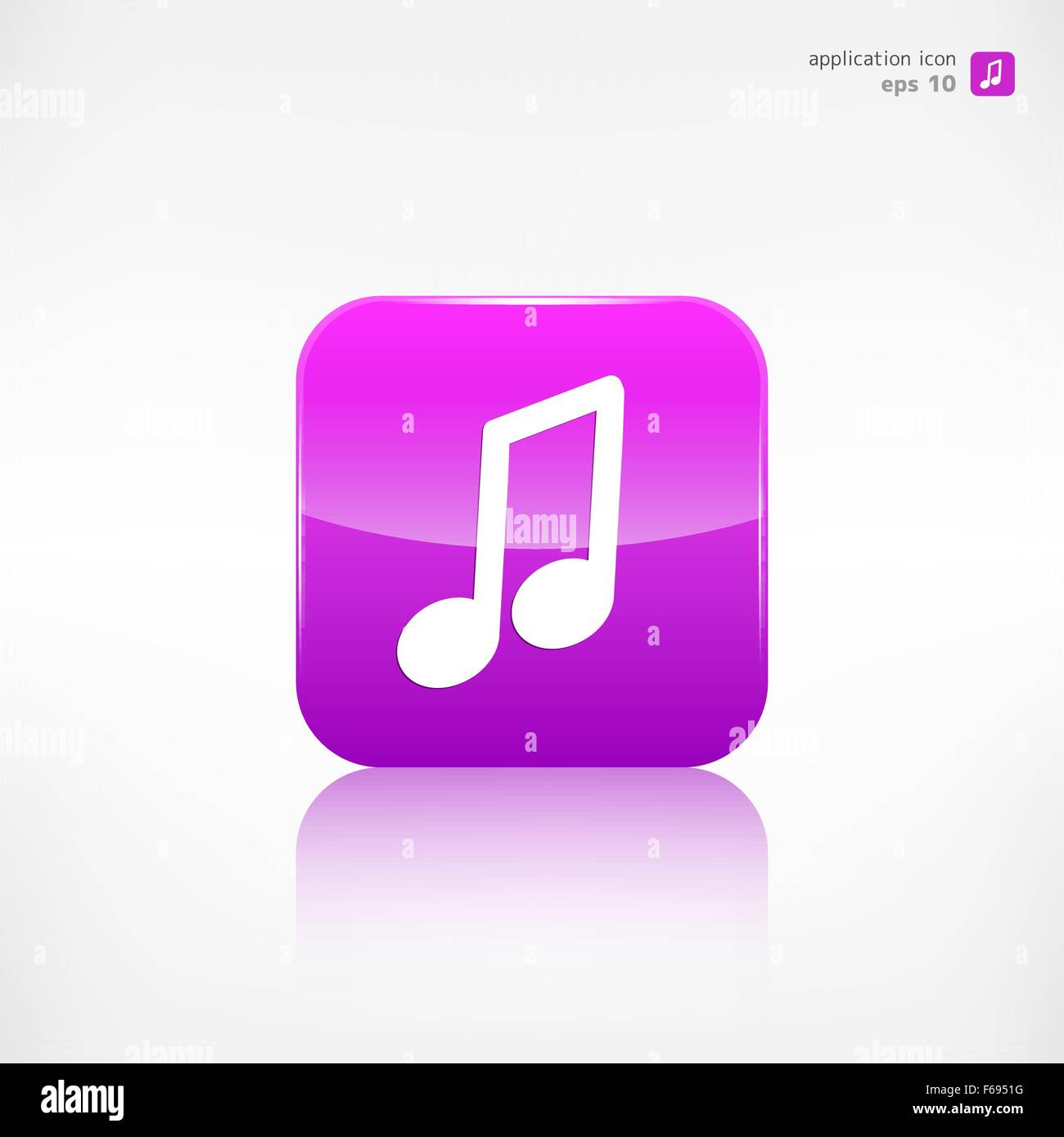 Music note icon. Musical background Stock Vector Image & Art - Alamy