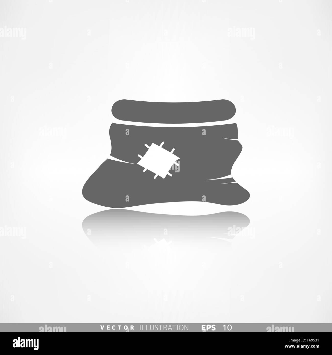 Sign santa claus bag Black and White Stock Photos & Images - Alamy