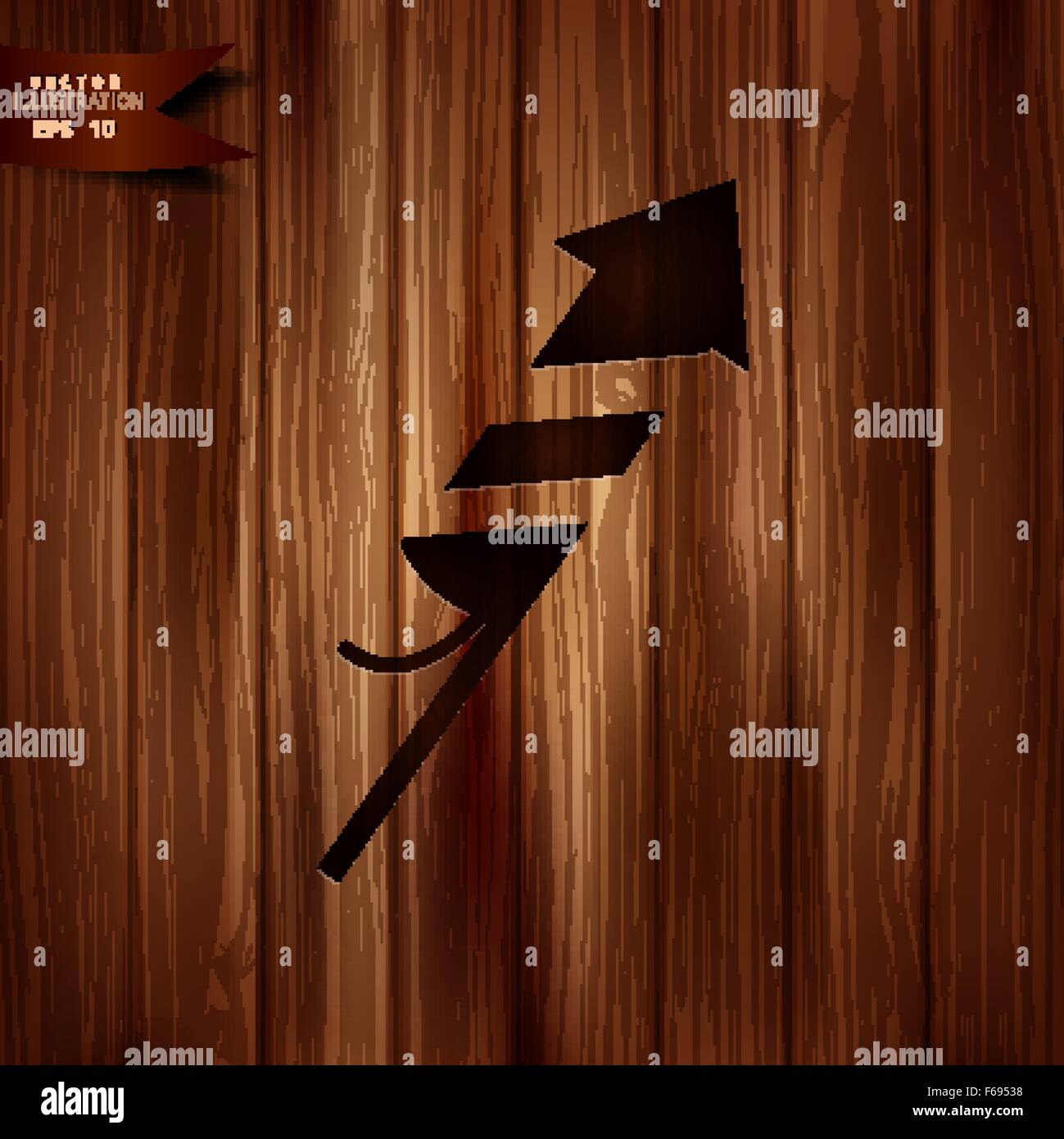 Wooden rocket Stock Vector Images - Alamy