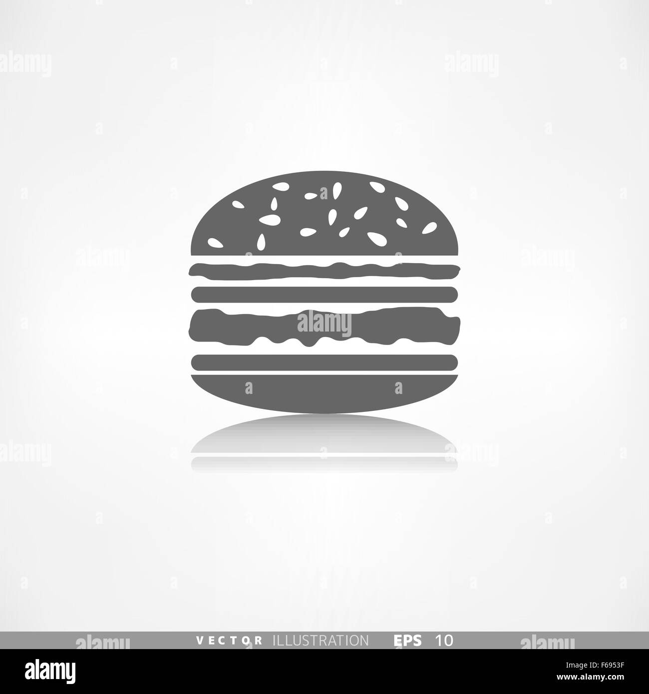 Hamburger web icon Stock Vector Image & Art - Alamy