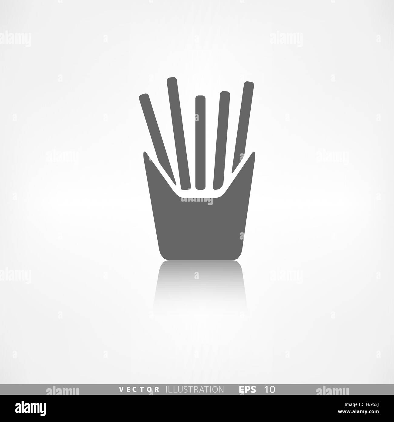 Fried potatoes icon Stock Vector Image & Art - Alamy