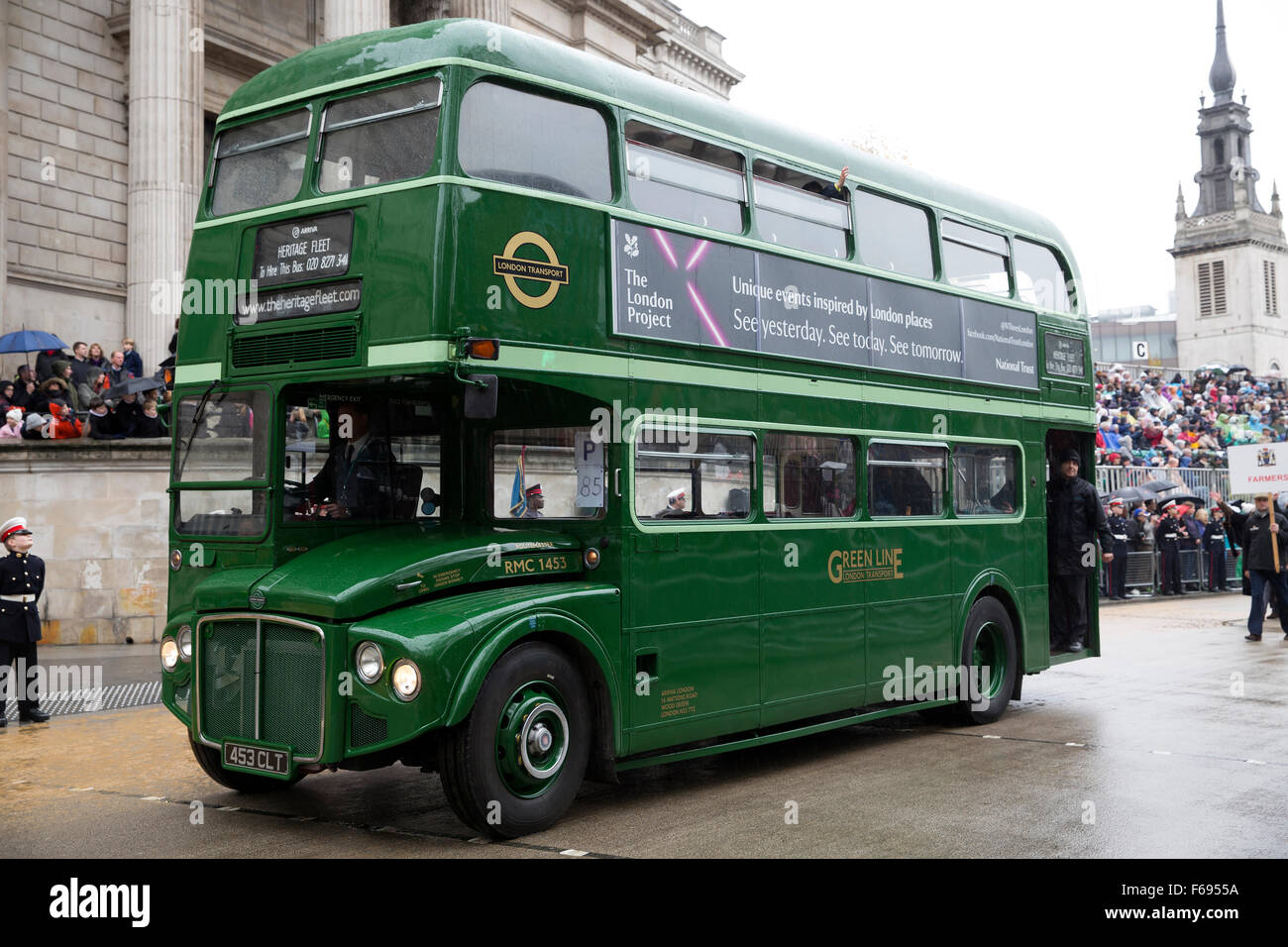 London,UK,14th November 2015,Vintage Greenline bus at the The Lord ...
