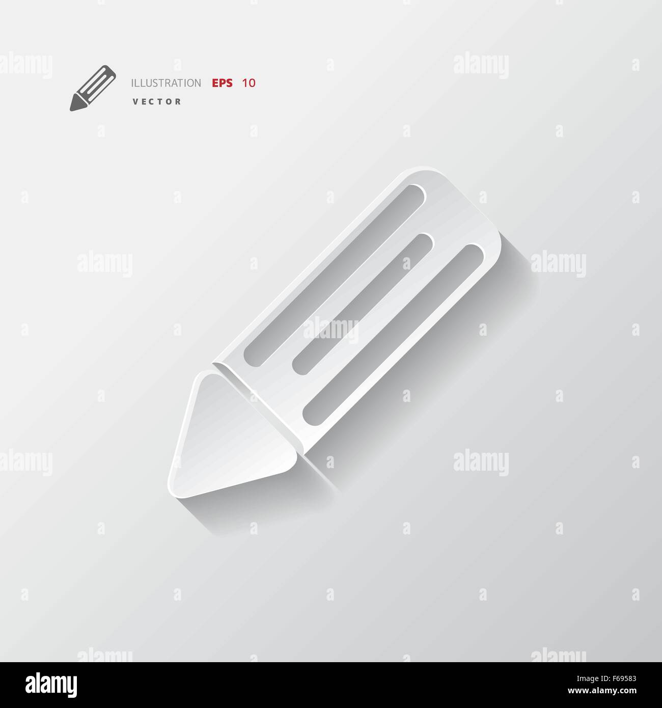 Pencil web icon Stock Vector Image & Art - Alamy