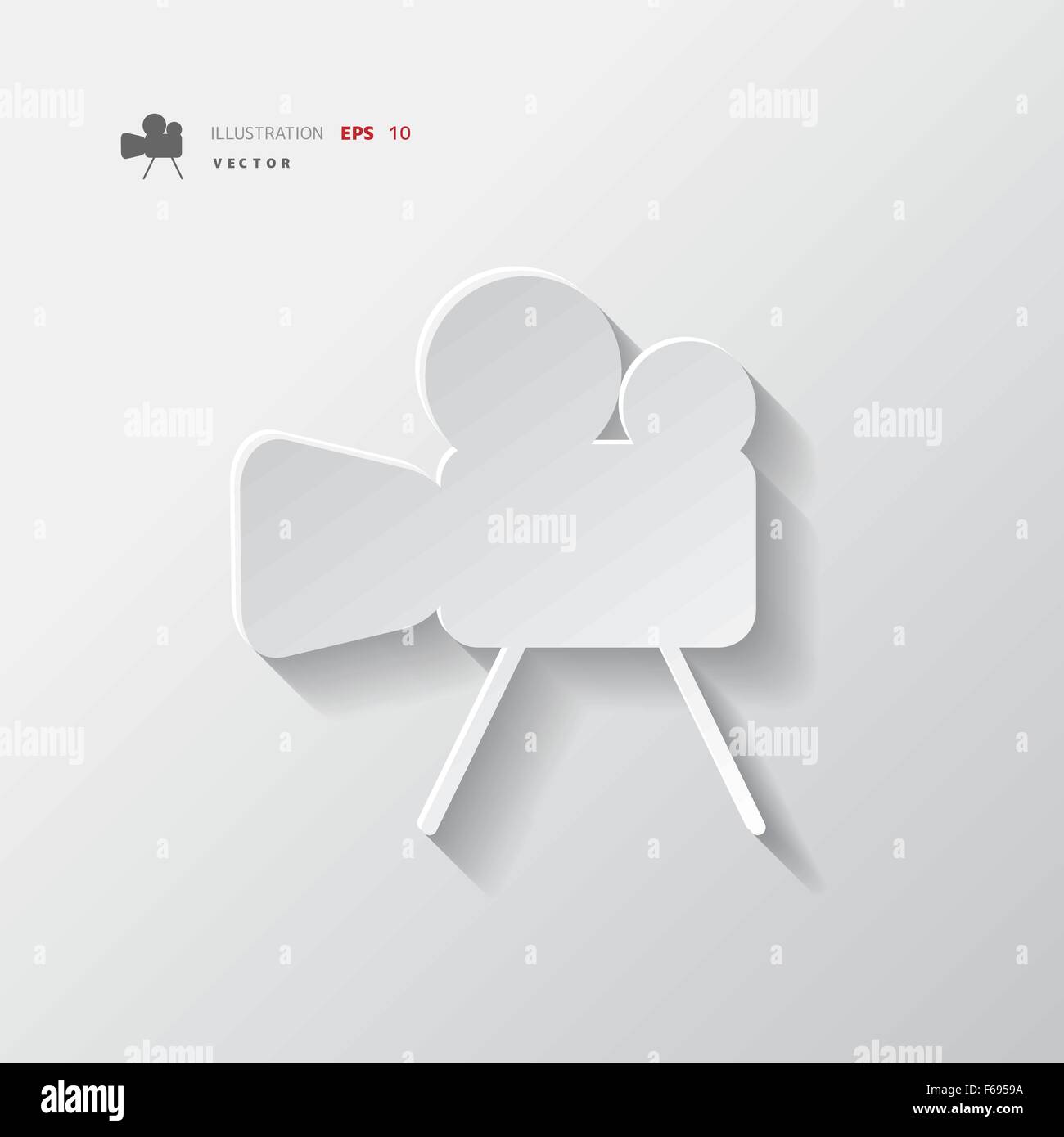 Video camera icon. Media symbol Stock Vector Image & Art - Alamy
