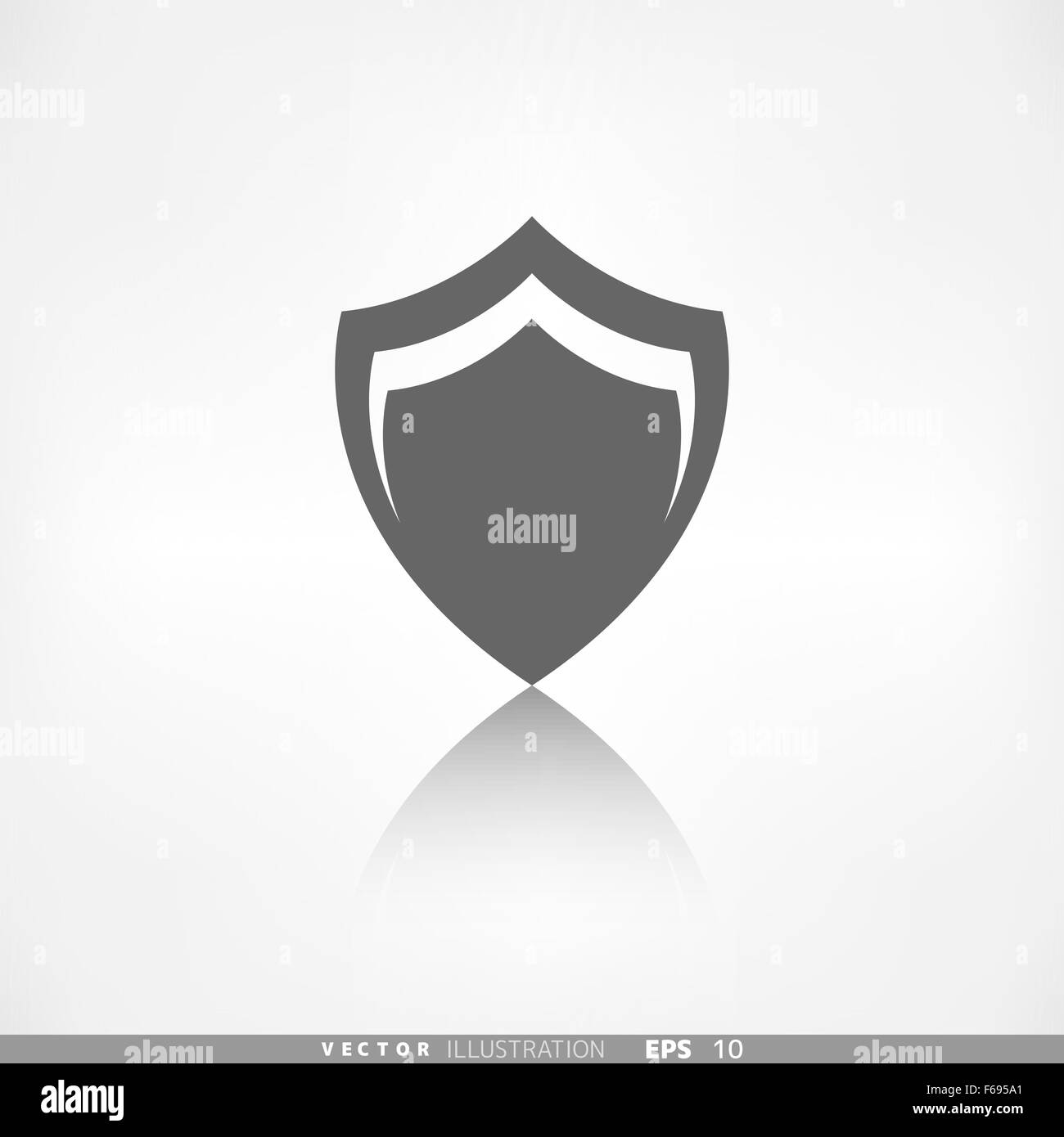 Shield protection icon Stock Vector Image & Art - Alamy