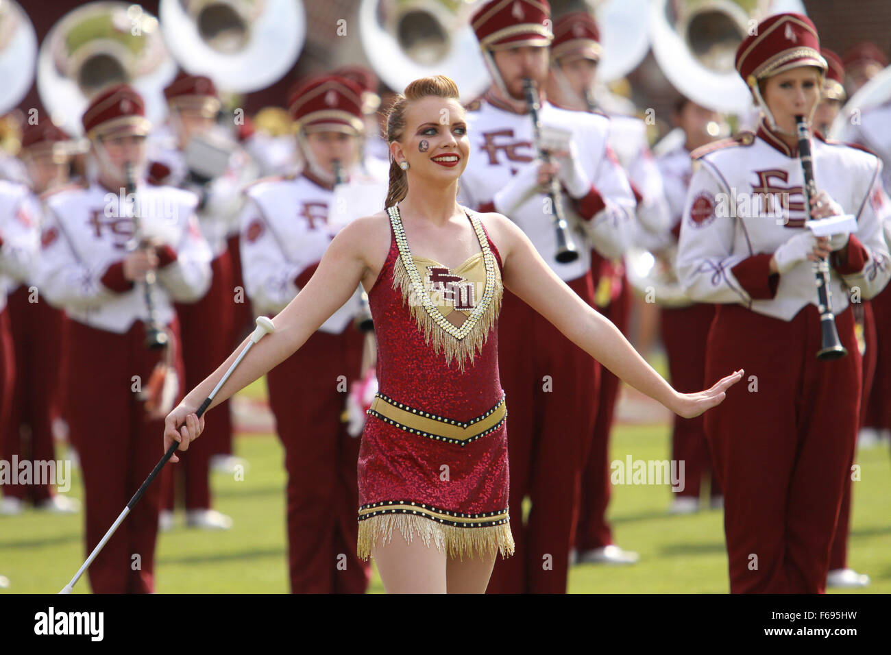 Tallahassee, FL, USA. 14th Nov, 2015. Florida State Seminoles band ...