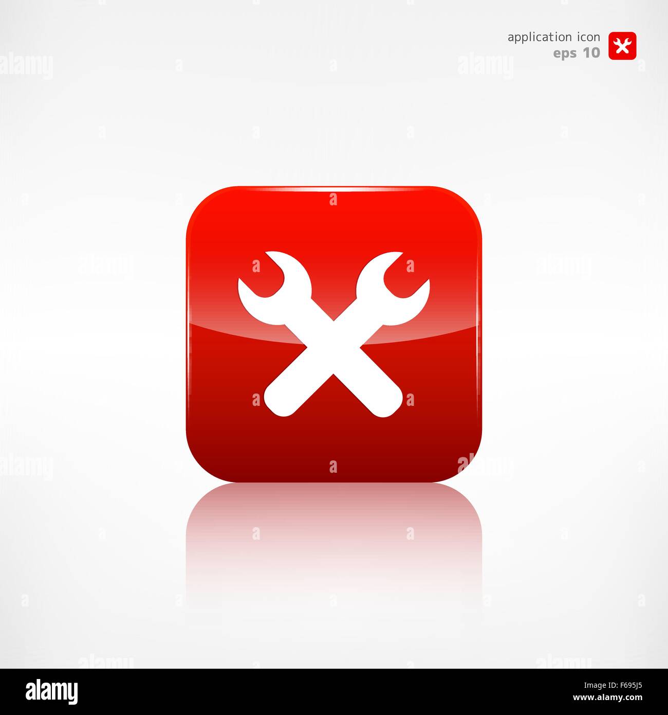 Repair tools icon application Stock Vector Images - Alamy