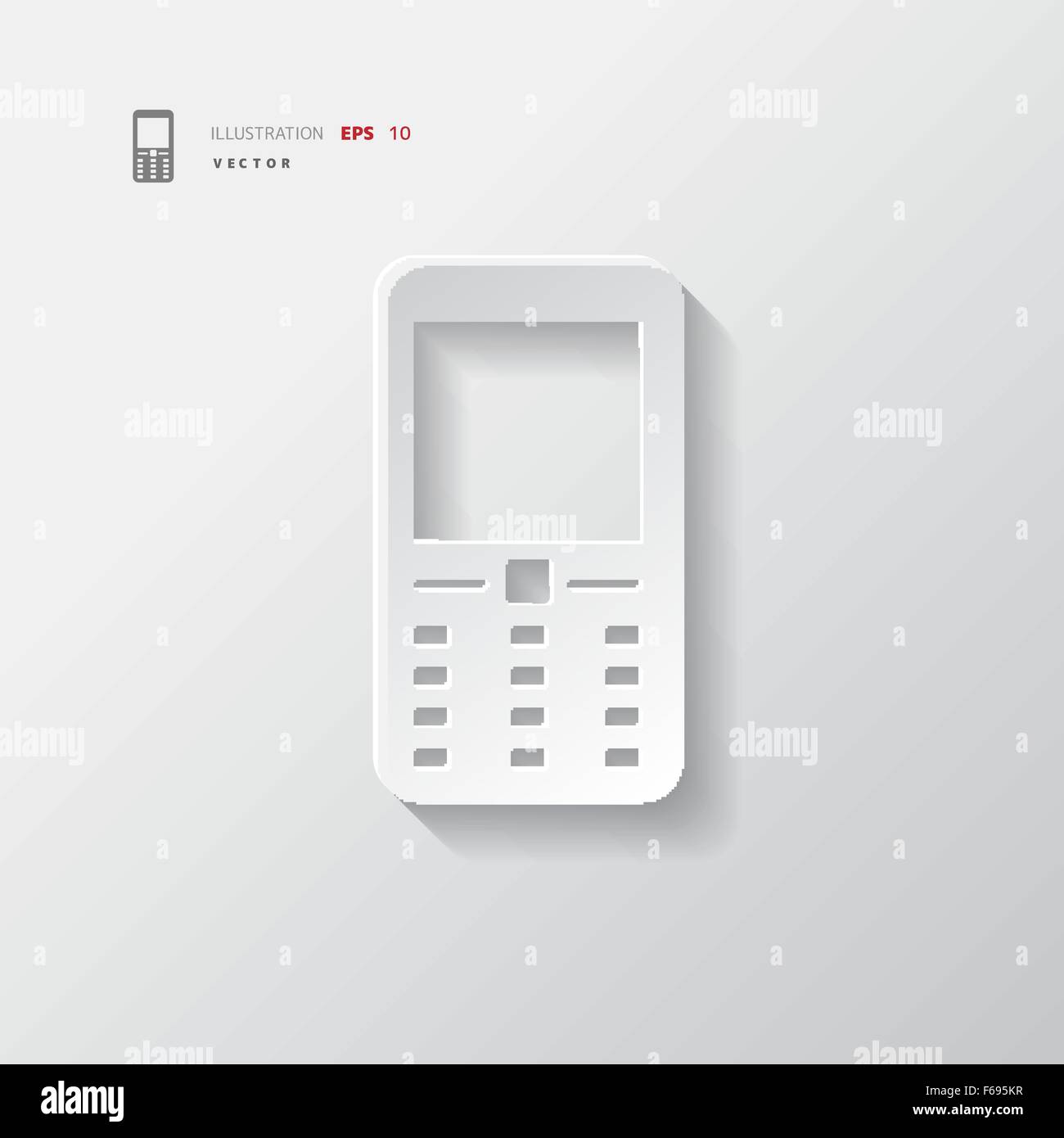 Mobile phone icon Stock Vector Image & Art - Alamy