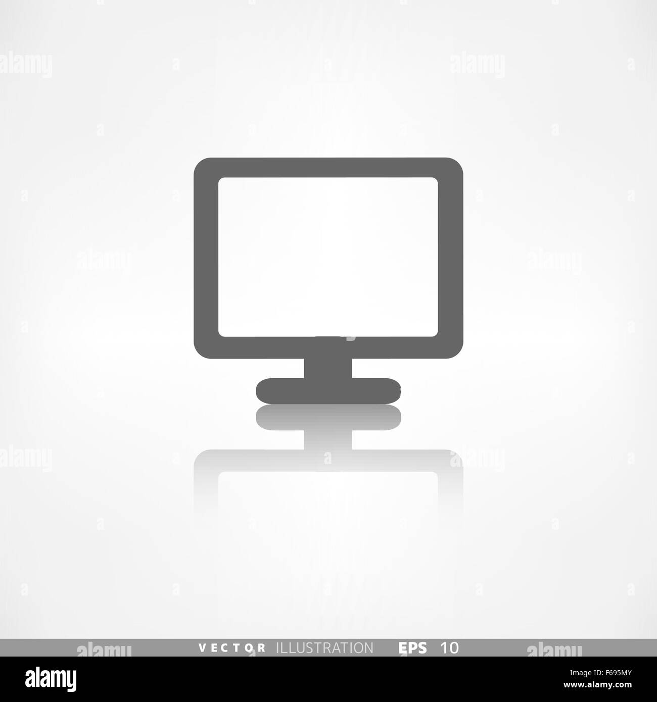 Monitor web icon. Computer display Stock Vector Image & Art - Alamy