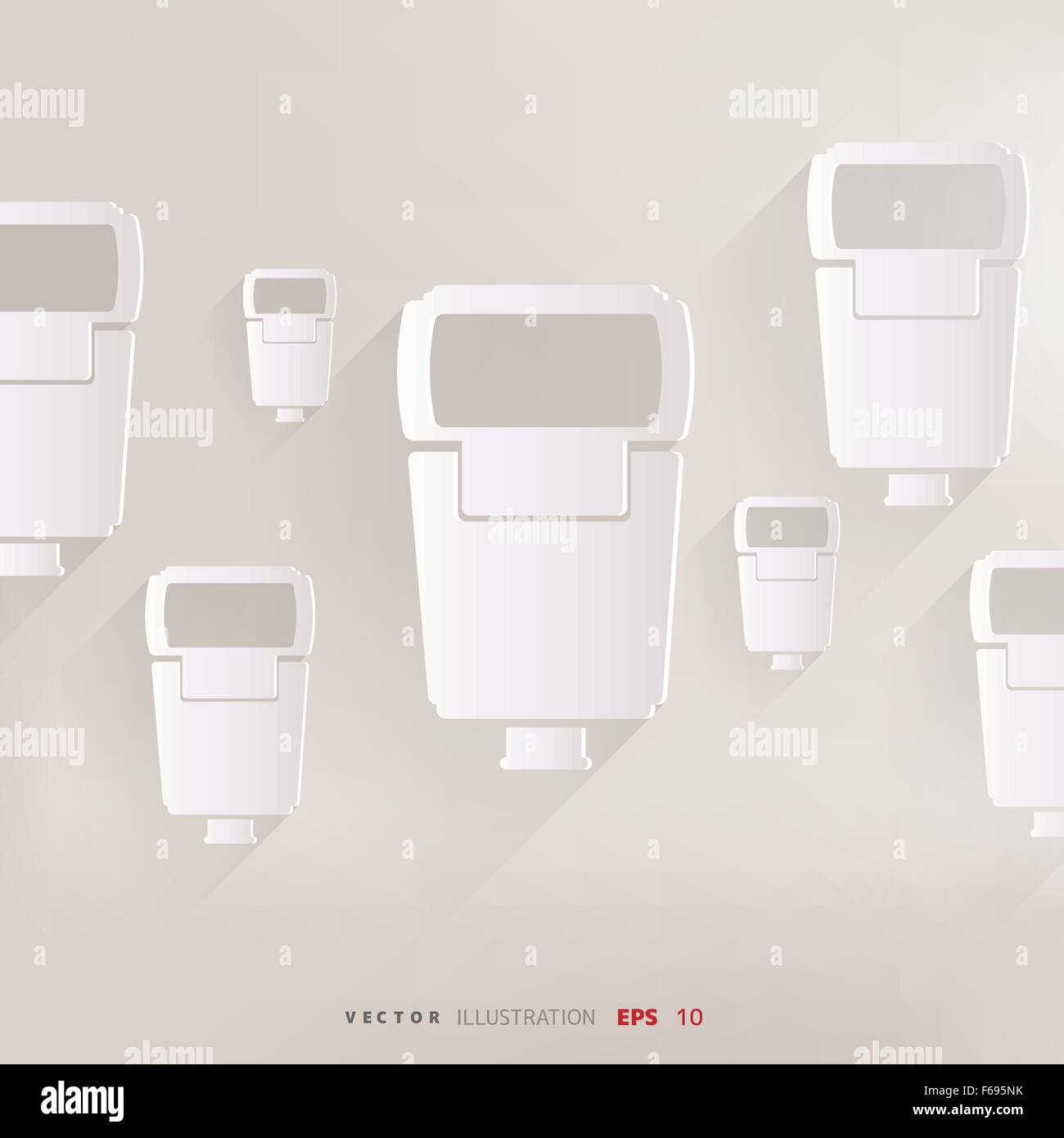 Photo camera flashlight Stock Vector Image & Art - Alamy