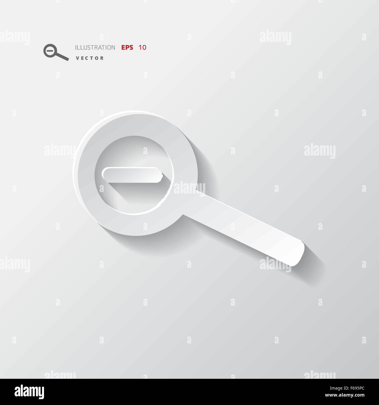 Zoom loupe icon black website Stock Vector Images - Alamy