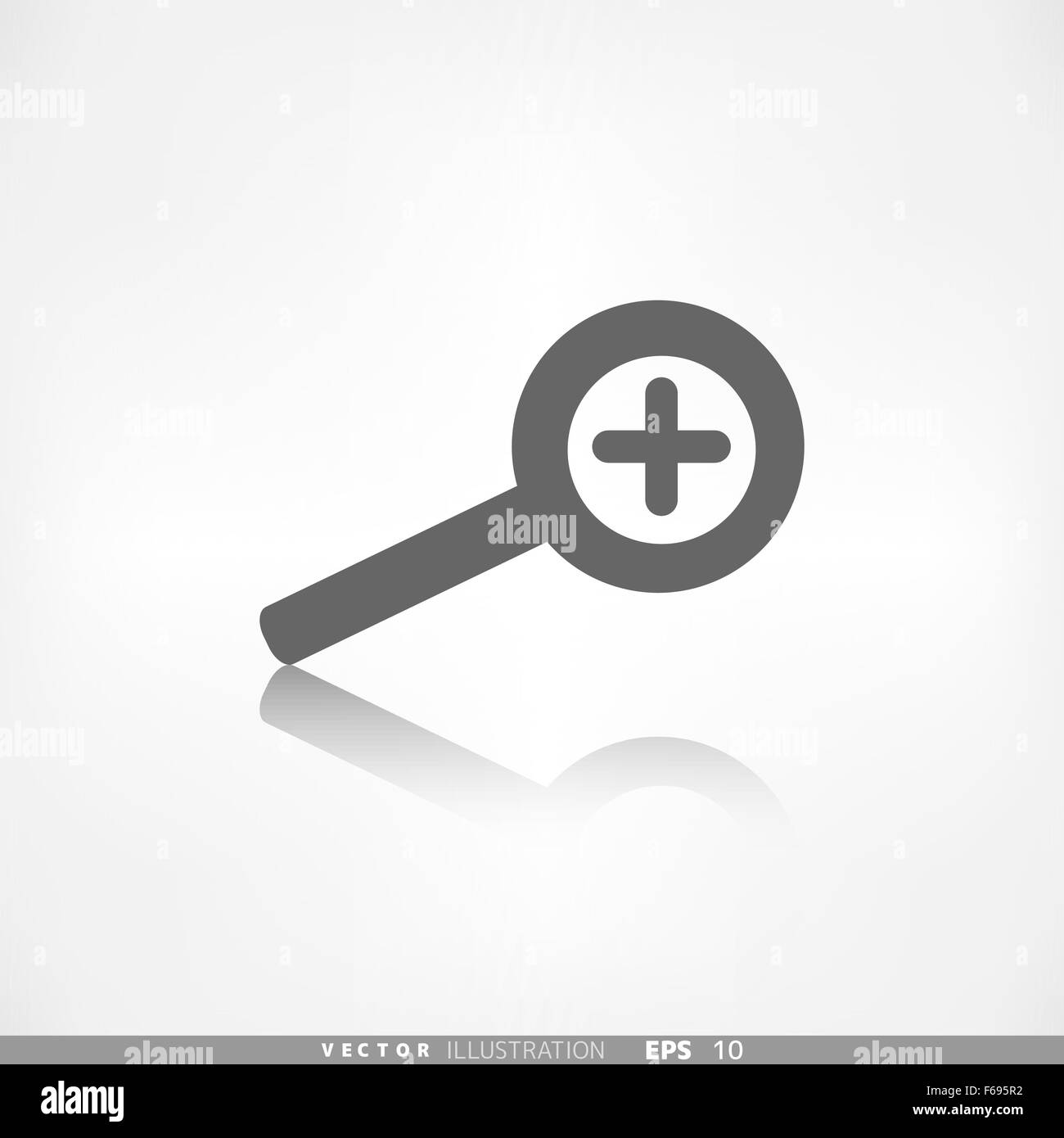 Zoom in icon. Search loupe Stock Vector Image & Art - Alamy