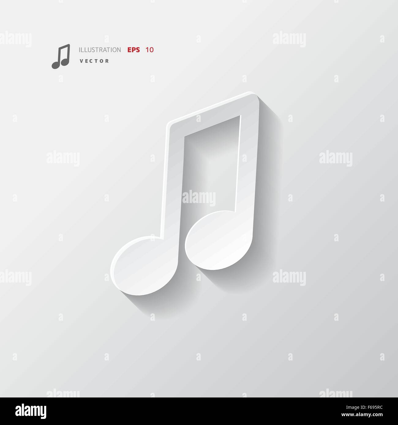 Music note icon. Musical background Stock Vector Image & Art - Alamy
