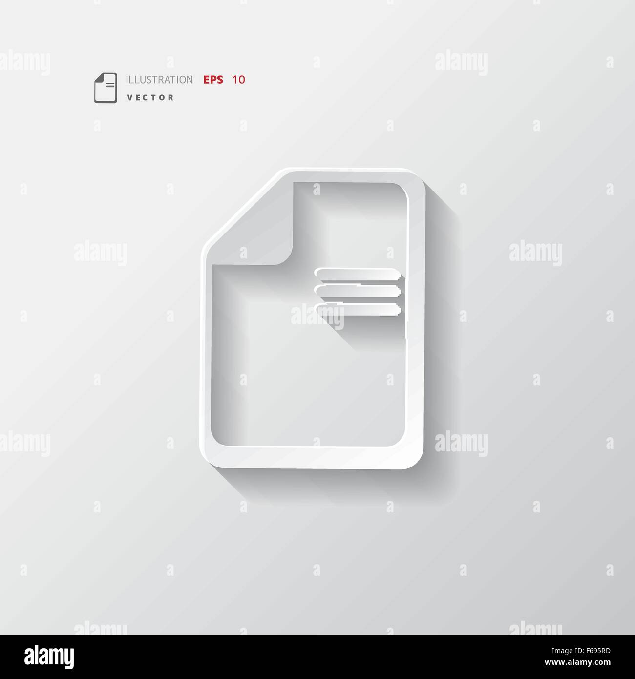 File icon. Data symbol. Document format Stock Vector Image & Art - Alamy