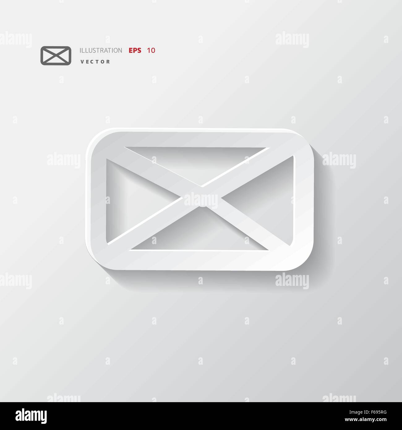 Letter icon. Email message. Sms Stock Vector Image & Art - Alamy