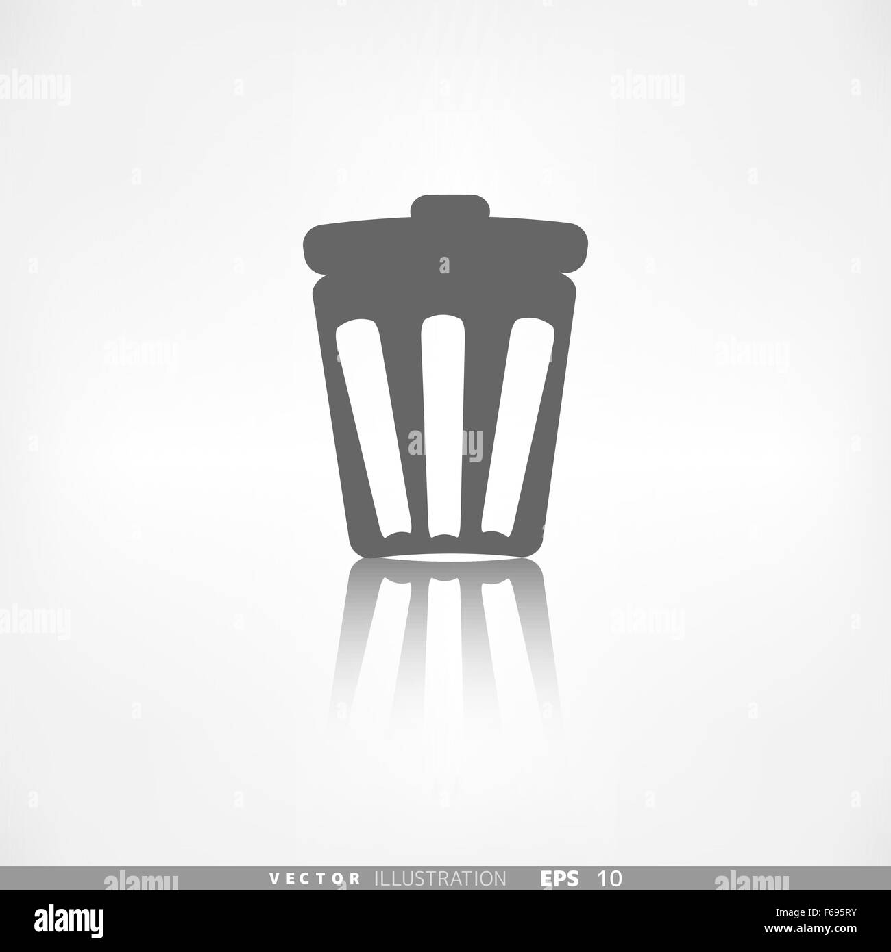 Trash can icon. Recycle symbol. Waste container Stock Vector Image ...