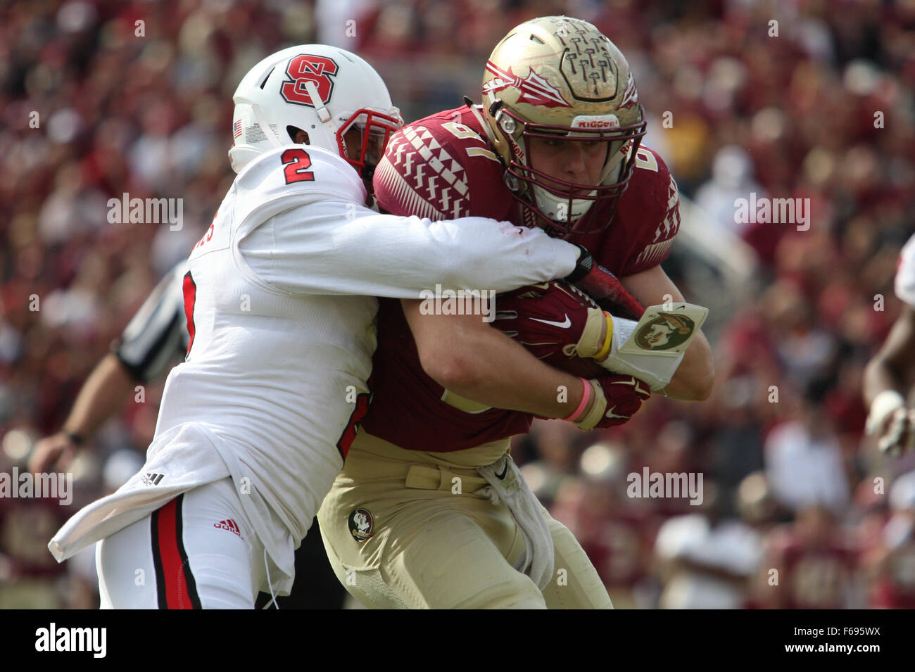 Tallahassee, FL, USA. 14th Nov, 2015. Florida State Seminoles tight end ...